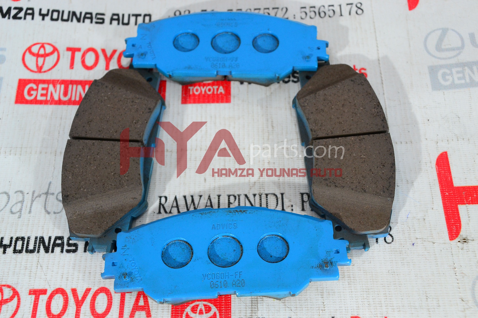 PAD KIT, DISC BRAKE, FRONT | H Y A parts